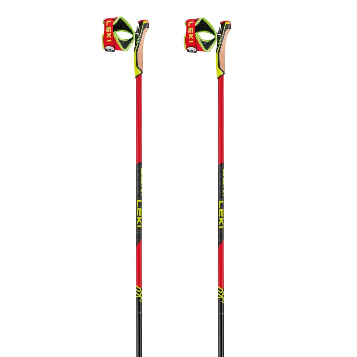 Bežecké palice Leki PRC 750 Bright Red/Neon Yellow/Black | Najsport.sk