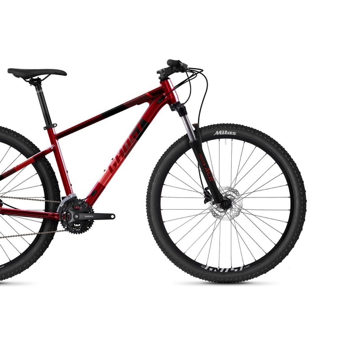 Bicykel Ghost Kato Universal Red/Black 2021 | Najsport.sk