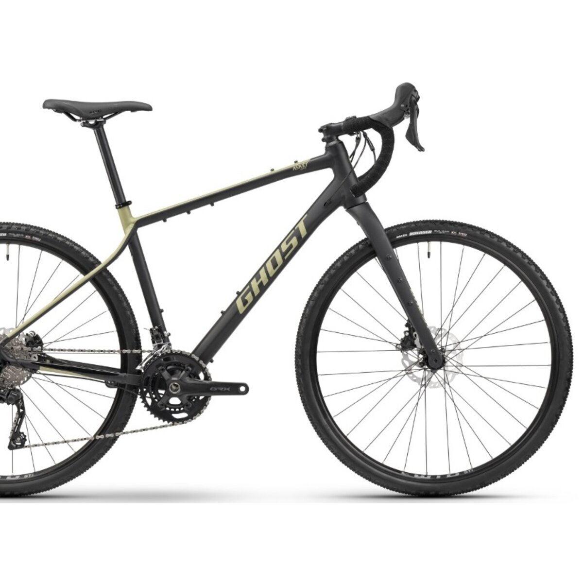 Bicykel Ghost Asket Essential AL Black/Green 2024 | Najsport.sk