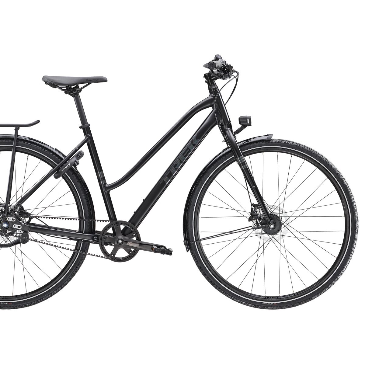 Bicykel Trek District 4 Mid-step Trek Black Satin 2025 | Najsport.sk