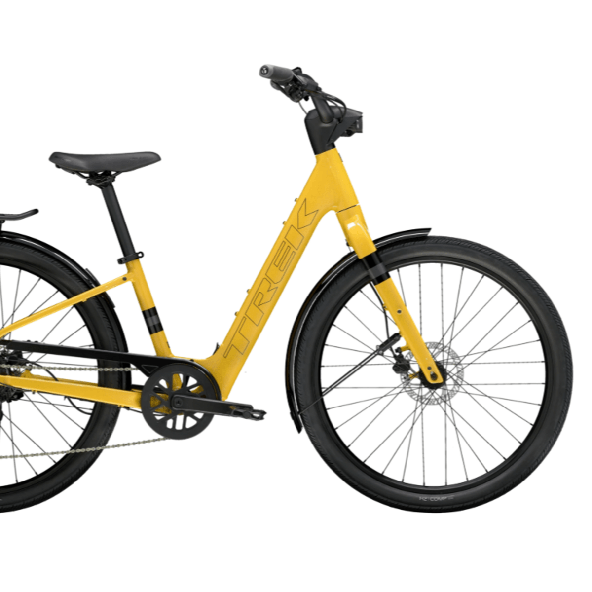 Elektrobicykel Trek Verve+ 1 LT Lowstep Baja Yellow 2025 | Najsport.sk