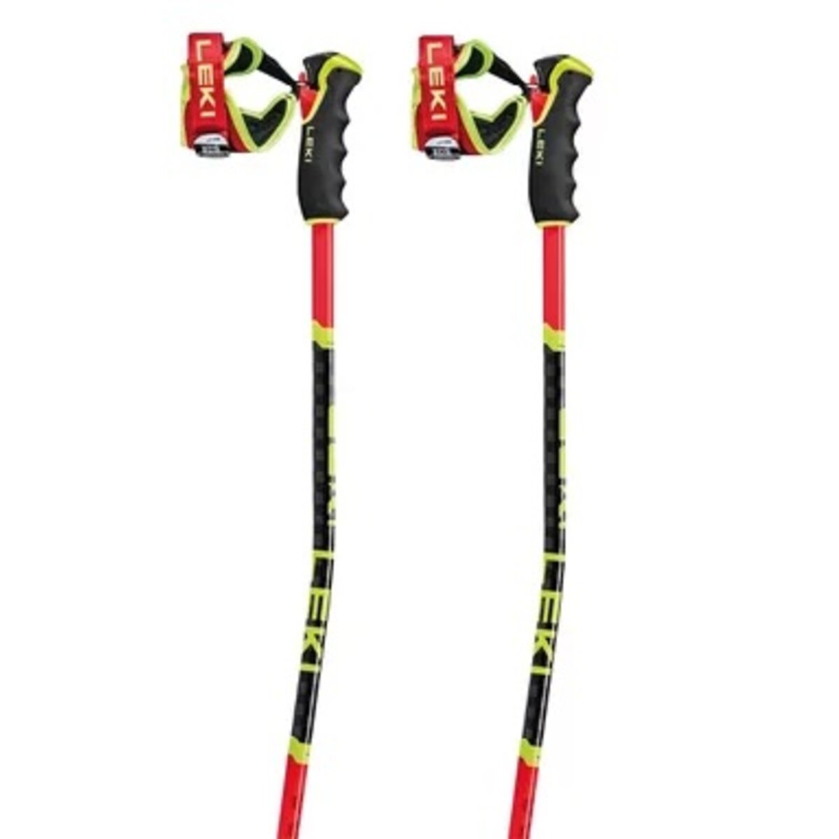 Lyžiarske palice Leki WCR GS Carbon 3D Bright Red/Black/Neonyellow ...