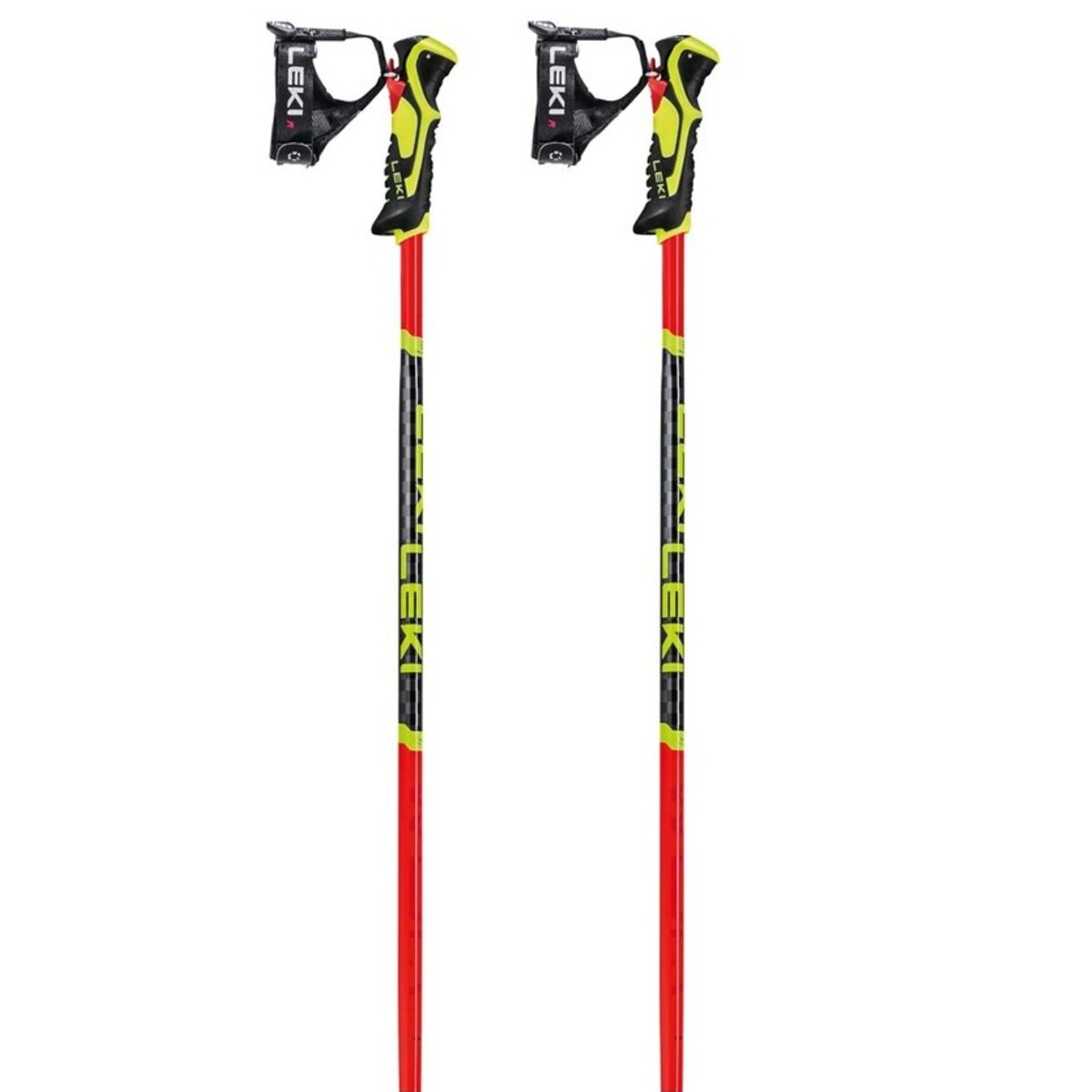 Lyžiarske palice Leki WCR Lite SL 3D Bright Red/Black/Neon Yellow ...