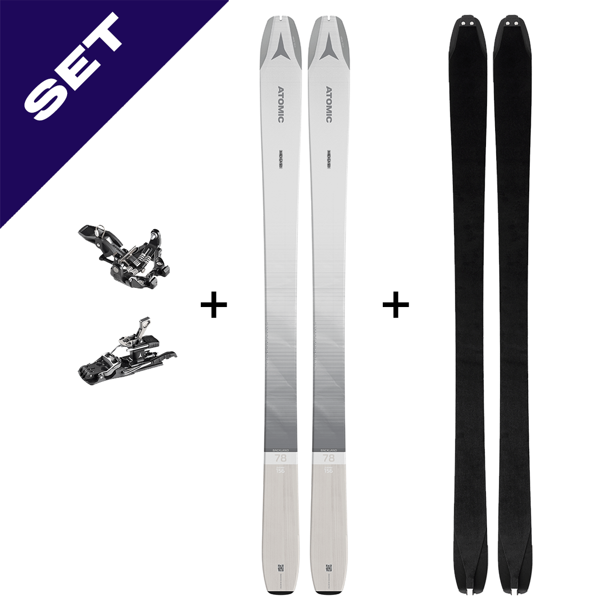 Skialp set Atomic Backland WMN 78 White/Grey | Najsport.sk