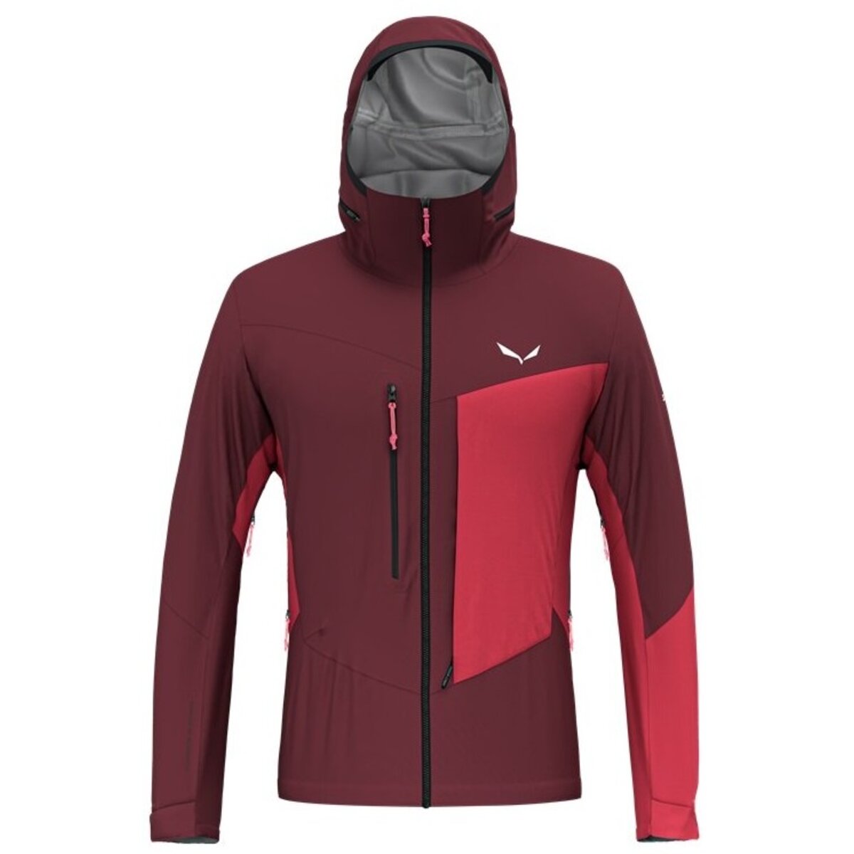 Bunda Salewa Sella 3l PTx Jacket Syrah Red | Najsport.sk