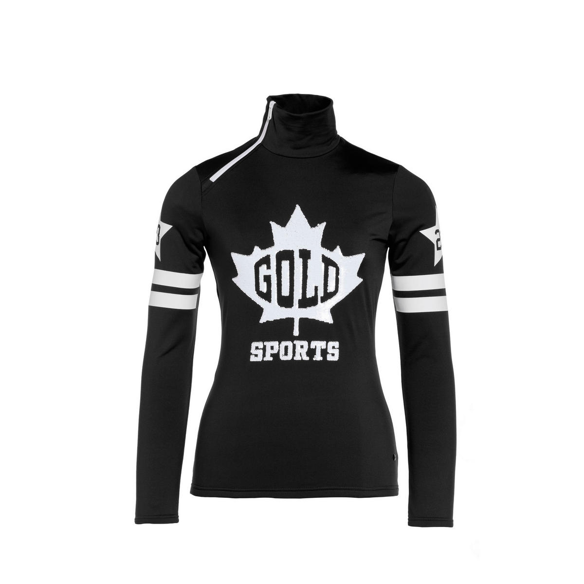 Mikina Goldbergh Maple Leaf Ski Pully Black | Najsport.sk