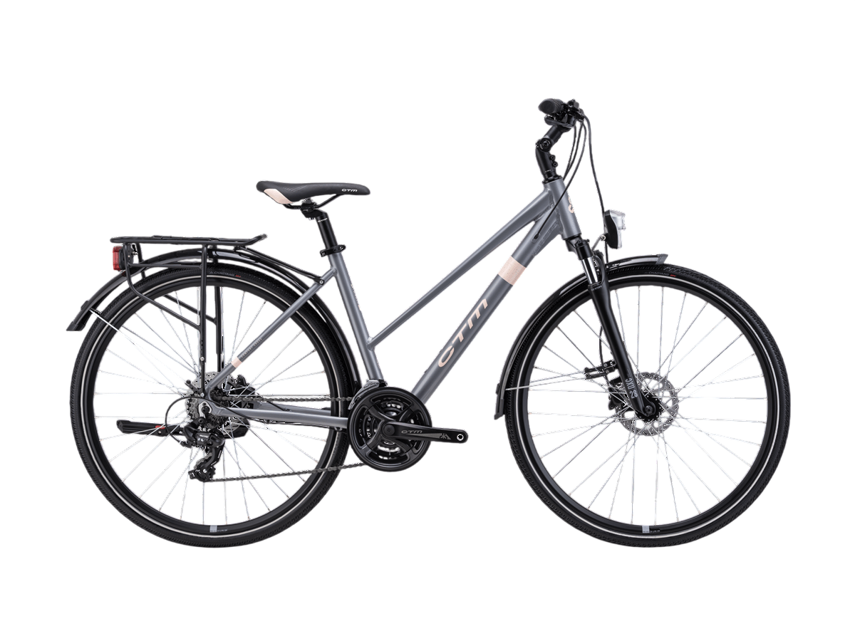 Bicykel CTM Maxima 1.0 Trek Matná Šedá 2026 | Najsport.sk