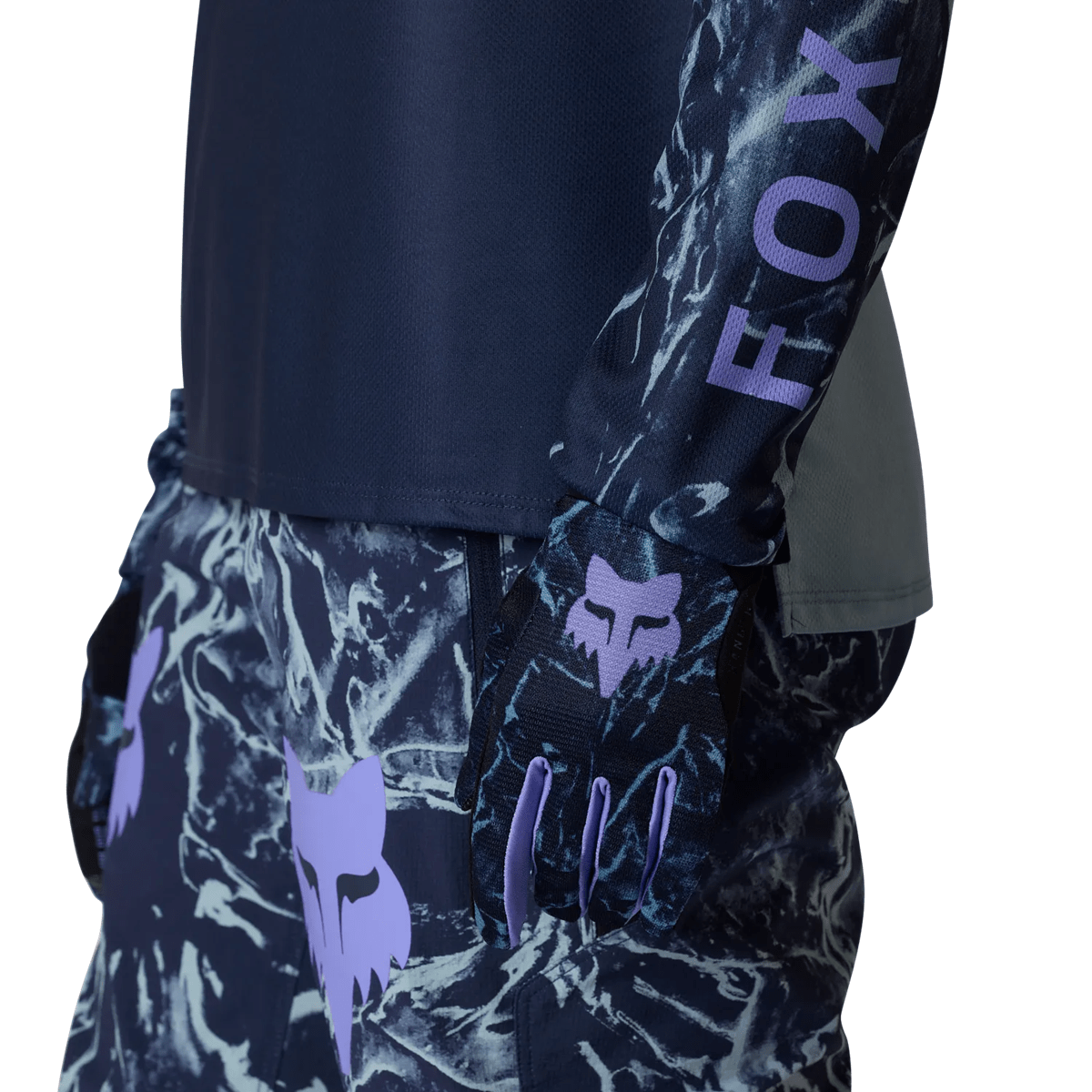 Cyklistický dres Fox Racing W Ranger Ls Jersey Img Print Arctic Blue ...