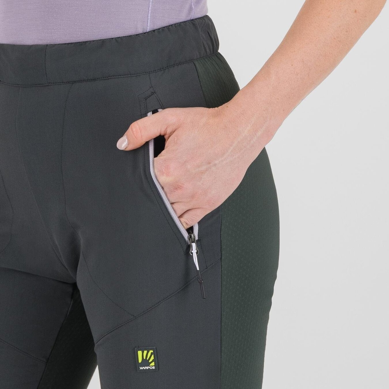 Zimné nohavice Karpos Alagna Plus 2.0 W Pants Woodl.Gray/Lavender ...